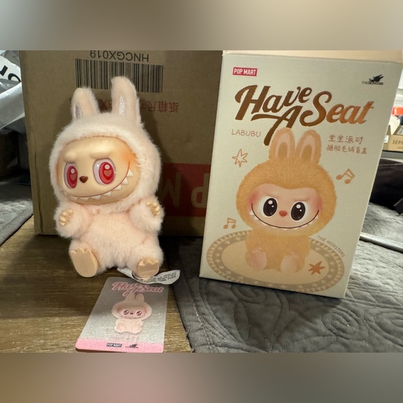 Popmart | Toys | Authentic Labubu Have A Seat Dada Opened Box | Poshmark